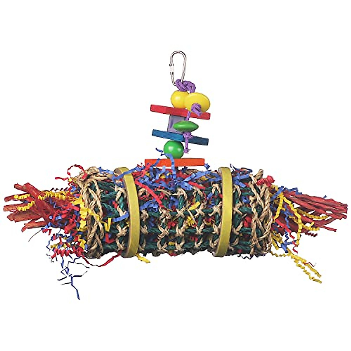 Super Bird Creations SB687 Firecracker Jr. Bird Toy, Medium Bird Size, 18" x 8"