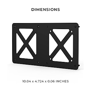 HumanCentric Mounting Bracket Compatible with Intel NUC, VESA Monitor Arm Extension Plate Compatible with The NUC Mini PC Computer