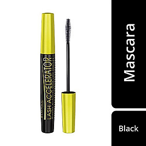 Rimmel London Lash Accelerator Mascara, Ultra-Lengthening, Grow-Lash Complex, Hybrid Bristle Brush, 003, Extreme Black, 0.23oz