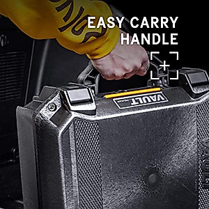 Vault by Pelican - V100 Multi-Purpose Hard Case with Foam (Black)