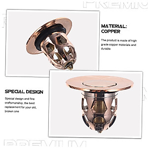 2pcs Drain Jumper Core Sink Stopper Replacement Basin Stopper Copper Sink Drain Plug Sink Plug Bathtub Sink Stopper Toilet Stopper Bathtub Drain Plug Sink Stoppers Bathtub Stopper