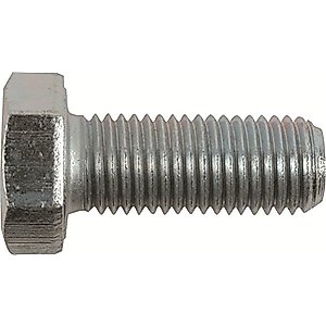 M6-1.0 x 16mm Hex Head Cap Screws, Steel Metric Class 10.9, Zinc Plating (Quantity: 100 pcs) - Coarse Thread Metric, Fully Threaded, Length: 16mm Metric, Thread Size: M6 Metric
