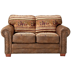 American Furniture Classics Wild Horses Love Seat