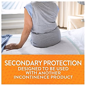 Equate Assurance Unisex Premium Quilted Underpad - Incontinence Pads - Absorbent Protective Bed Pads - Bed Covers for Kids, Adults, Elderly - Maximum Absorbency, XL, 30 Count