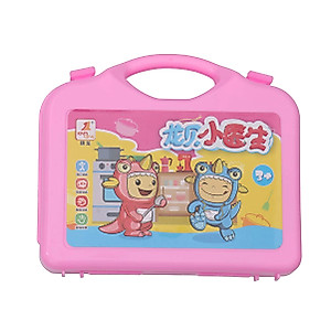 ibasenice Kids Educational Toys Kids Doctor Play Kit 14 Pieces Pretend Play Doctor Set Role Play Doctor Kit Toys Carry Case for Toddlers and Kids Kids Makeup Set