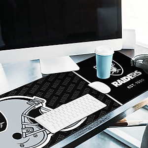 YouTheFan NFL Las Vegas Raiders Logo Series Desk Pad SMU