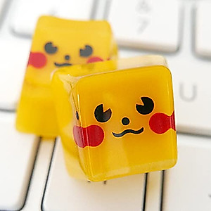 Gaming Keycaps Pikachu Resin Keycaps for Cherry MX Swtiches (OEM R4)…