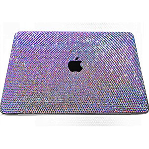 Teazgopx Bling Rhinestone MacBook Pro 15 Inch Case 2019 2018 2017 2016 Release (Model:A1990 A1707),3D Glitter Sparkle Diamond Case Fashion Luxury Shiny Crystal Hard Shell for Women Girls