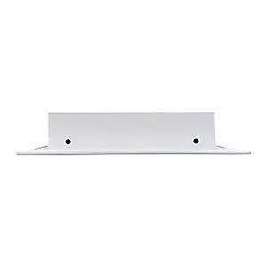 BUILDMART - 14x8 Modern AC Vent Cover - Decorative White Air Vent - Standard Linear Slot Diffuser - Register Grille for Ceiling, Walls & Floors - Texas Buildmart