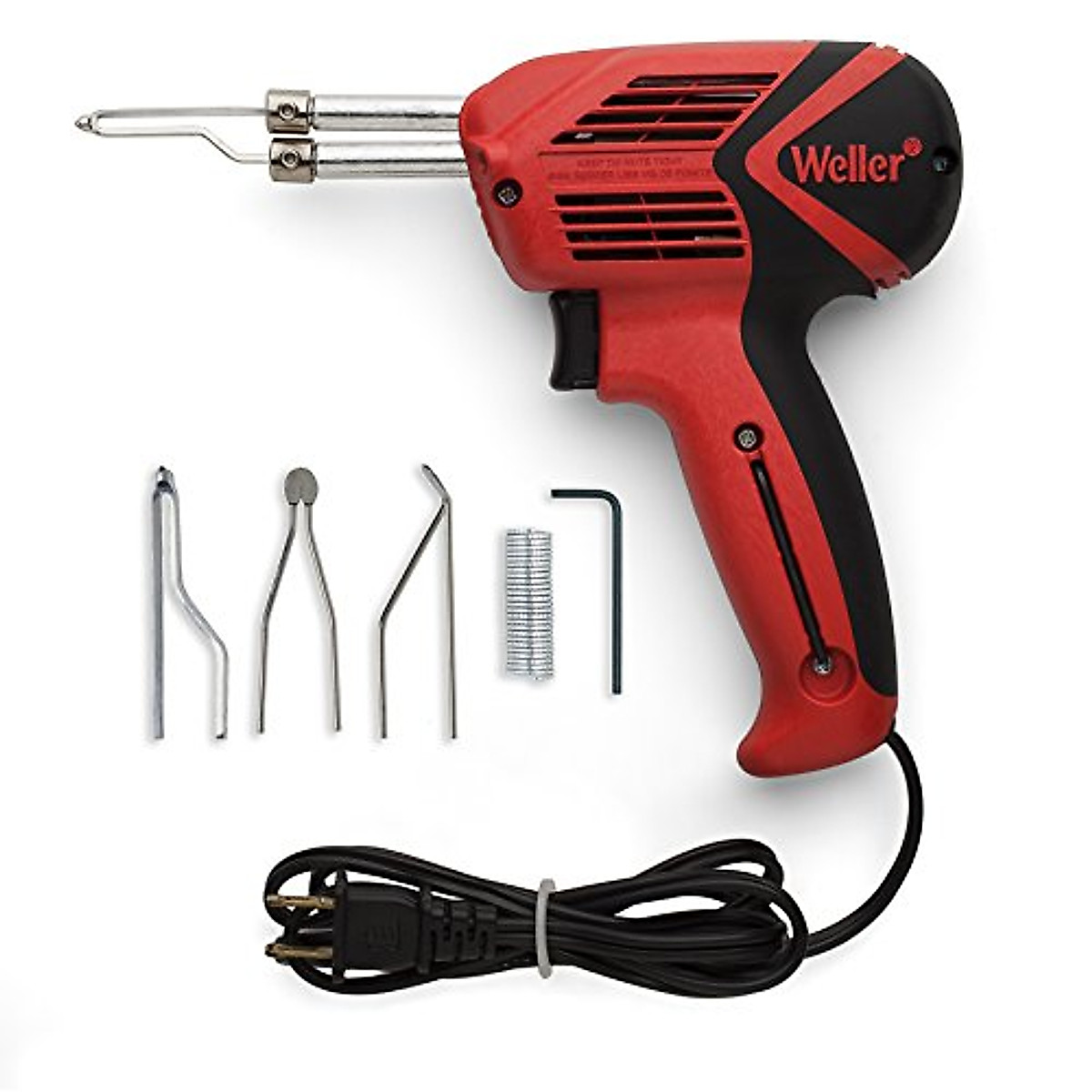 Weller 9400PKS 120V Dual Heat 140/100W Universal Soldering Gun Kit with 6 Second Heat Up Time and LED Lighting