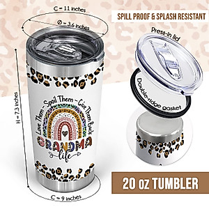 TEEZWONDER Gifts For Grandma, Birthday, Christmas, Mothers Day, Thanksgiving Gifts For Women, Nana, Grandma Gifts Idea, First-time New Grandma Gifts, 20 Oz Stainless Steel Tumbler For Women