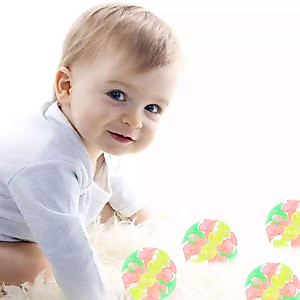 STOBOK 4pcs Fun Suction Cup Ball Colorful Ball Toys Novelty Toys for Kids Boys Girls Birthday Party Favors