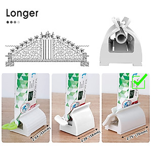 LAMY Toothpaste Squeezer, 3 PCS Tube Squeezer Bathroom and Kitchen Gadgets for Various Tube-Based Cosmetics and Sauces, Home and Apartment Essentials