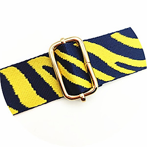 Beacone Wide Shoulder Strap Adjustable Replacement Crossbody Handbag Purse Strap Belt (Zebra Pattern-White)