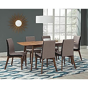 Coaster Dining Table Natural Walnut 106591