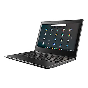 Lenovo 100e Chromebook (2nd Gen) MTK 81QB Business Laptop, 11.6" HD Display, MediaTek MT8173C Quad-core 2.1GHz 4GB RAM 16GB eMMC, PowerVR GX6250, Bluetooth SD Card Reader Google Chrome OS