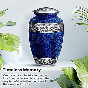 SmartChoice Urn for Human Ashes Adult Memorial urn Funeral Cremation Urns Large Burial Urns for Ashes (Adult Cremation Urn)