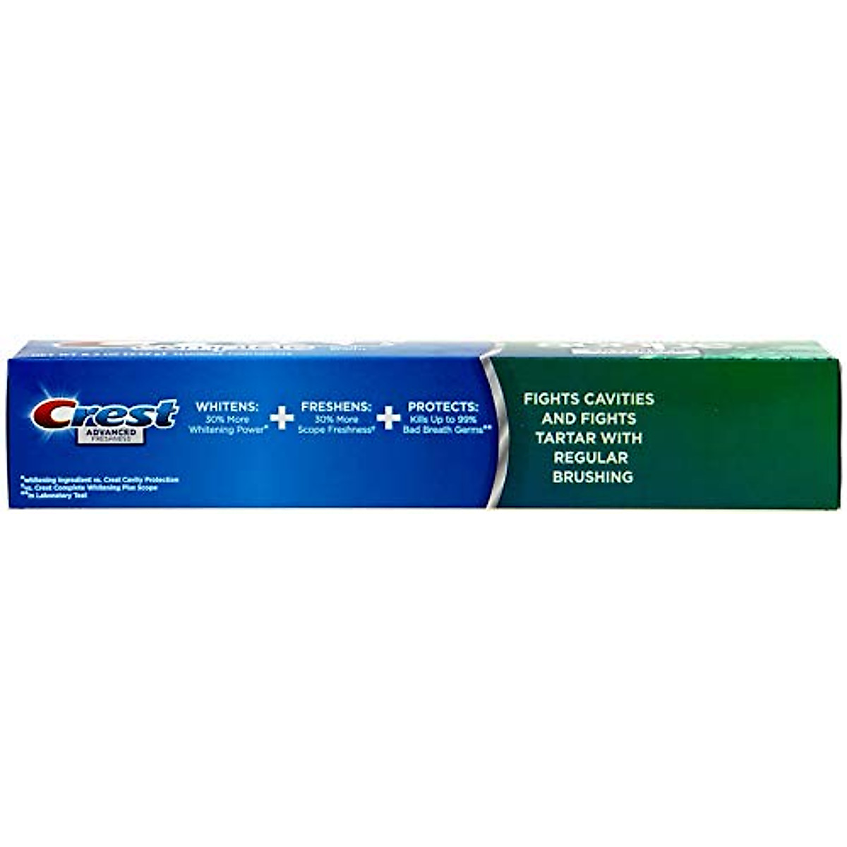 Crest Complete Multi-Benefit Fluoride Toothpaste - Extra Whitening and Scope Advanced Freshness - 8.2 oz each, 3 count
