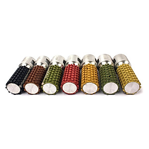 Z-Lion 1 Inch Diamond Drum Wheel Wet Grinding Wheel for Polishing Sink Hole Marble Granite Stone Hole Grinding 5/8-11 Thread(7pcs/Set)