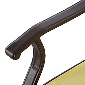 Outsunny Outdoor Glider Chair, Gliders for Outside Patio with Steel Frame and Mesh Fabric for Backyard, Garden, and Porch, Beige