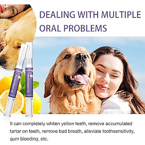 bailconti Lettuce Pets Toothbrush, Pet Oral Repair Gel for Dogs, Pet Oral Repair Gel, Lettuce Pets Dog Toothbrush, Pet Teeth Repairing, Pet Breath Freshener Gel Care Cleaner, for Dogs & Cats (2Pcs)