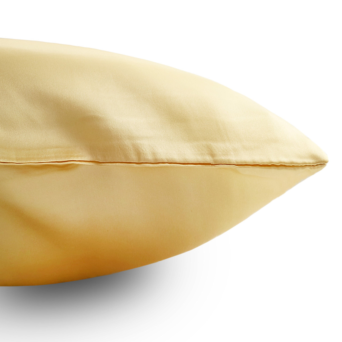 Hodeco Nature Silk Pillowcase 14x20 Inches Champagne Double Side 19 Momme Thick Silk Pillowcase for Hair and Skin 36x51CM 100% Mulberry Silk Bed Pillow Cover Toddler Size, Golden, 1 Piece