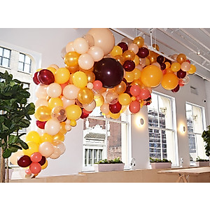 Fall Balloons/Fall Birthday Party Decorations Fall Bridal Shower Decorations/Maroon Orange Thanksgiving Decorations/Fall Weddings/20pcs Balloons Burgundy Orange Yellow Gold