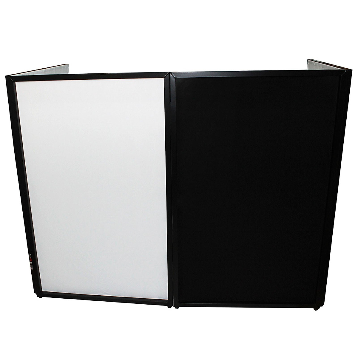 ProX XF-4X3048 DJ FACADE 4x Black Collapse and Go Facade Panels with Carry Bag, Black & White Scrims