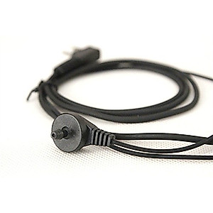 NSKI Air Acoustic Earpiece Headset for Two Way Radios UV-5R UV-B6 BF-888S UV-B6 UV-B5 Walkie Talkies 2-Pin Jack.