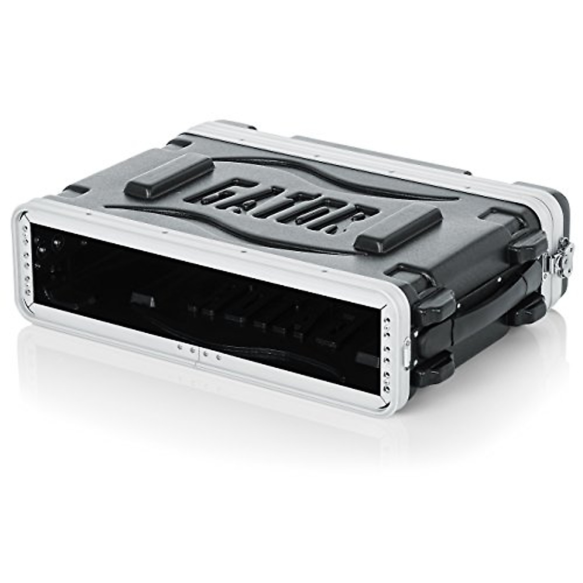 Gator Lightweight Molded 2U Rack Case with Heavy Duty Latches; Shallow 14.25' depth (GR-2S)