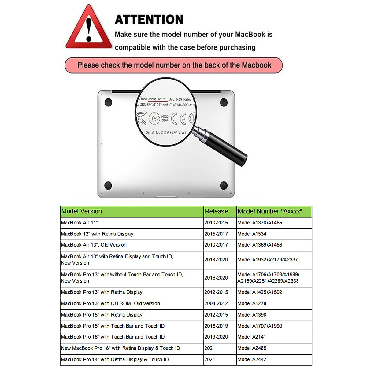 Hard Case Compatible with New MacBook Air 13 Inch Case 2020 2019 2018 Release Model A2337 M1 A2179 A1932 with Retina Display and Touch ID, Matt Plastic Hard Shell Case Cover - Black & red