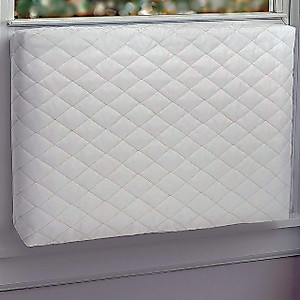 ALPINE HARDWARE American Owned Indoor Window AC Covers Double Insulation Air Conditioner Cover (White, 28" x 20" x 3.5")