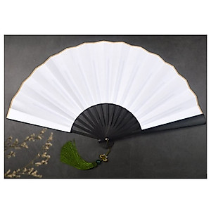Chinese Fan Folding Hand Foldable Antique Folder Custom Fan, Chinese-styleFan for Women, Male Dominator Fan Paper Fan Hand Folding Fans Vintage Style