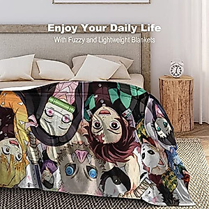 Anime Blanket Merch Ultra Soft Throw Blanket Warm Bed Blanket for Travelling Camping Living Room Sofa Bedroom Decor Gifts 50"x40"