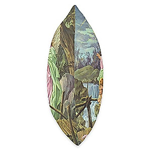 Angel Accessories & Gifts Guardian Angel on Bridge with Kids Classic Painting Throw Pillow, 16x16, Multicolor