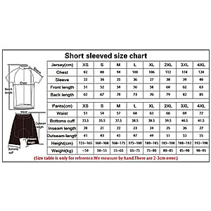 Cycle Clothes Jersey Profession Bike Clothing Unisex MTB Summer Set+Silica Bib Shorts+Reflective Strip+Back Pocket BlueB-XXL