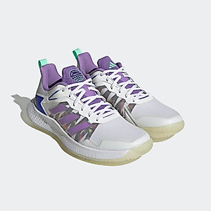 adidas Women's Defiant Speed Sneaker, White/Violet Fusion/Lucid Blue, 8.5