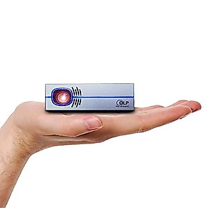 AAXA Technologies P8 Smart LED DLP Mini Projector, WiFi Bluetooth, Android 10.0, Wireless Smartphone Mirroring, USBC & HDMI Input, Built-in Netflix, YouTube, Support 1080p Portable Movie Projector