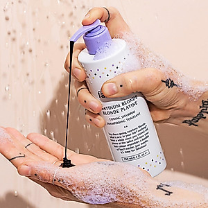 EVO Fabuloso - Platinum Blonde Toning Shampoo - Refreshes and revives colored hair - Purple Shampoo to Extended Life of Color - Treated Blonde Hair - 250ml / 8.4oz