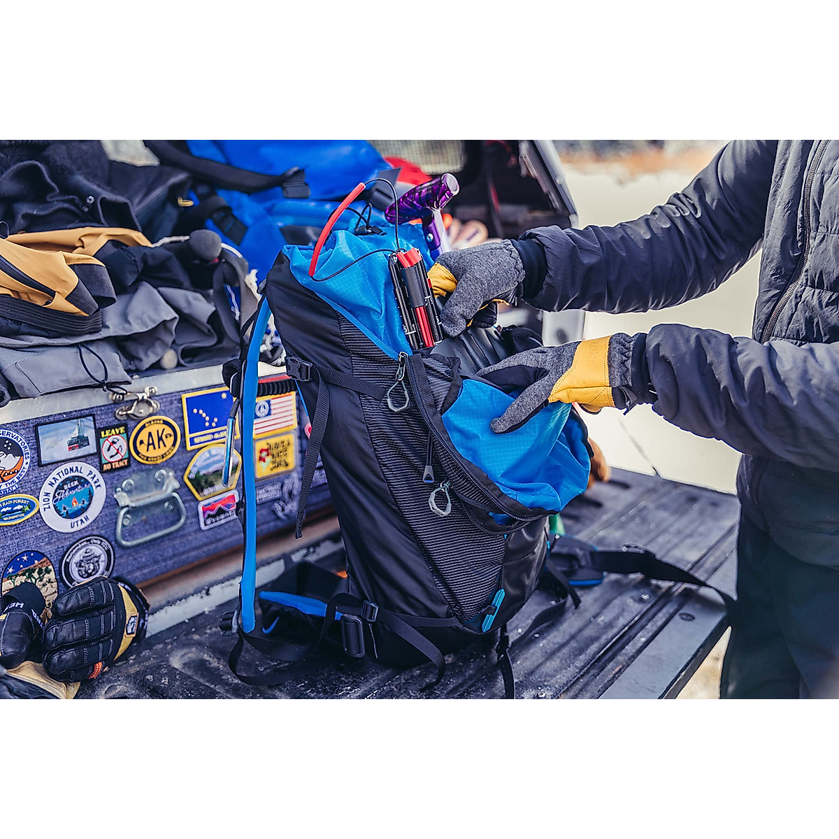 Gregory Mountain Products Targhee Ft 24, Ozone Black, Md/Lg