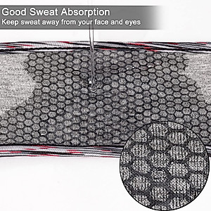 Charlux VR Sweat Band for Oculus Go Quest 2 Meta Face Mask Eye Masks Headband Guard Cover for VR Workouts Supernatural for Men Women (Navy Blue/Black/Gray, 3pcs)