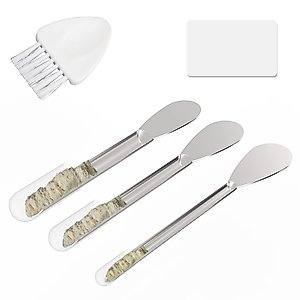 Capsule Filling Machine Kit for Pill Filler - Micro lab Spoons Spatula Tool for Gel Capsules Empty Quickly Fill Tray All Sizes # 000 00 0 1 2 3 4 5