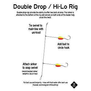 3 Pack Pompano Rigs Pro-Tec Coated Circle Hooks Surf Fishing Rigs Hand-Tied (Chartreuse)