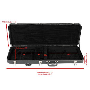 ChromaCast CC-EHC-KIT-3 Electric Guitar Hard Case with Pick Sampler