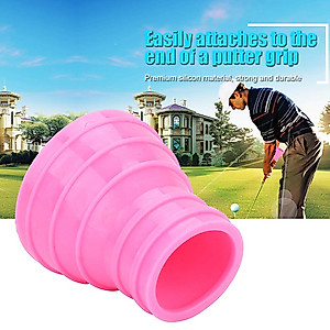 Pink Silicon Ball Pickup Suction Cup Tee Ball Retriever Sucker Grabber er Training Accessory Put On Putter Grip