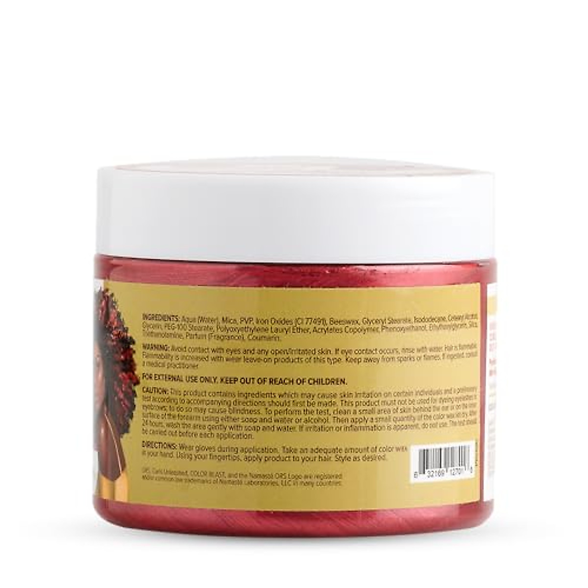 Curls Unleashed Color Blast Temporary Color Wax, Infused with Beeswax & Castor Oil, Sangria (6.0 oz).