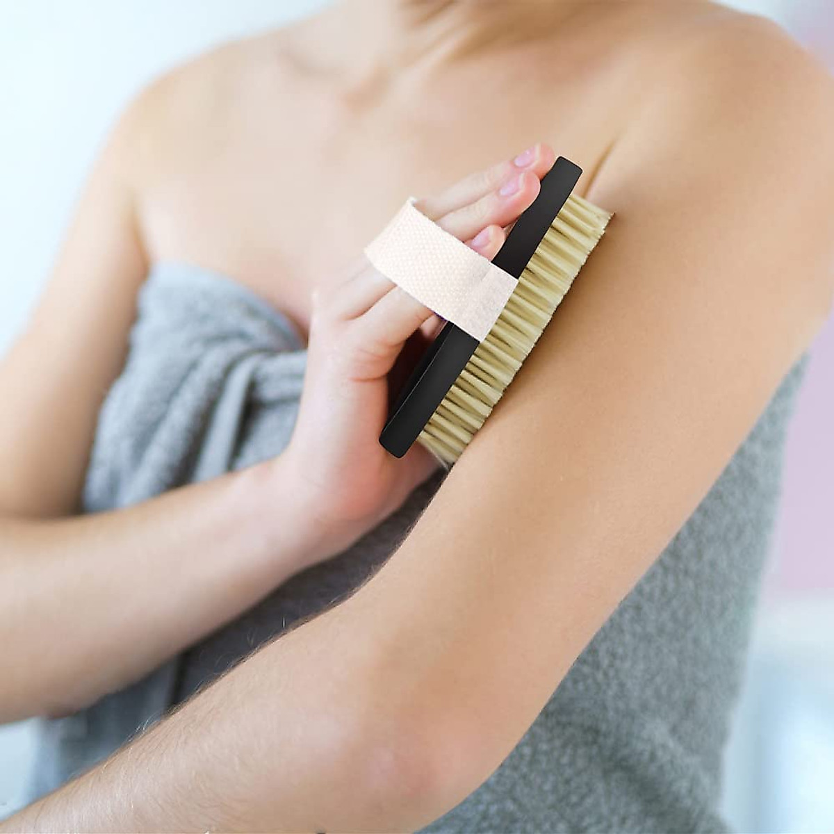 Bathtub Tray Bath Caddy Expandable-Bathtub Shelf for Tub As Gift Idea to Lovers with Free Soap Holder and Shower Brush Black…