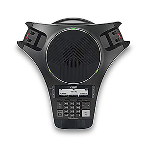 VTech VCS712 ErisStation DECT 6.0 Wireless Conference Phone with Two Wireless Mics Using Orbitlink Wireless Technology, Full-Duplex Speakerphone, Small & Medium Business, up to 24 Hrs. Talk time