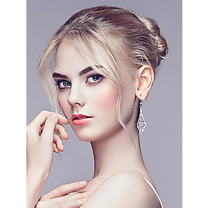 7 Pairs Celtic Knot Dangle Earrings Knot Silver Earrings Teardrop Hoop Earring