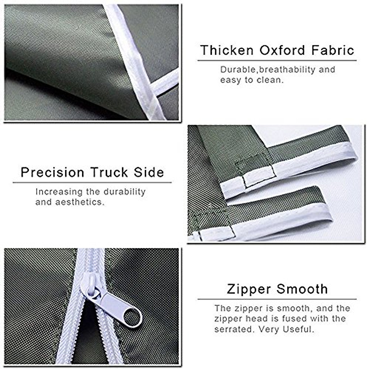 CYGQ Large Capacity Hanging Laundry Hamper Bag, Canvas Organizer Hanging Clothes Basket with Door Hooks & Strong Suction Cups for Bathroom (Grey)